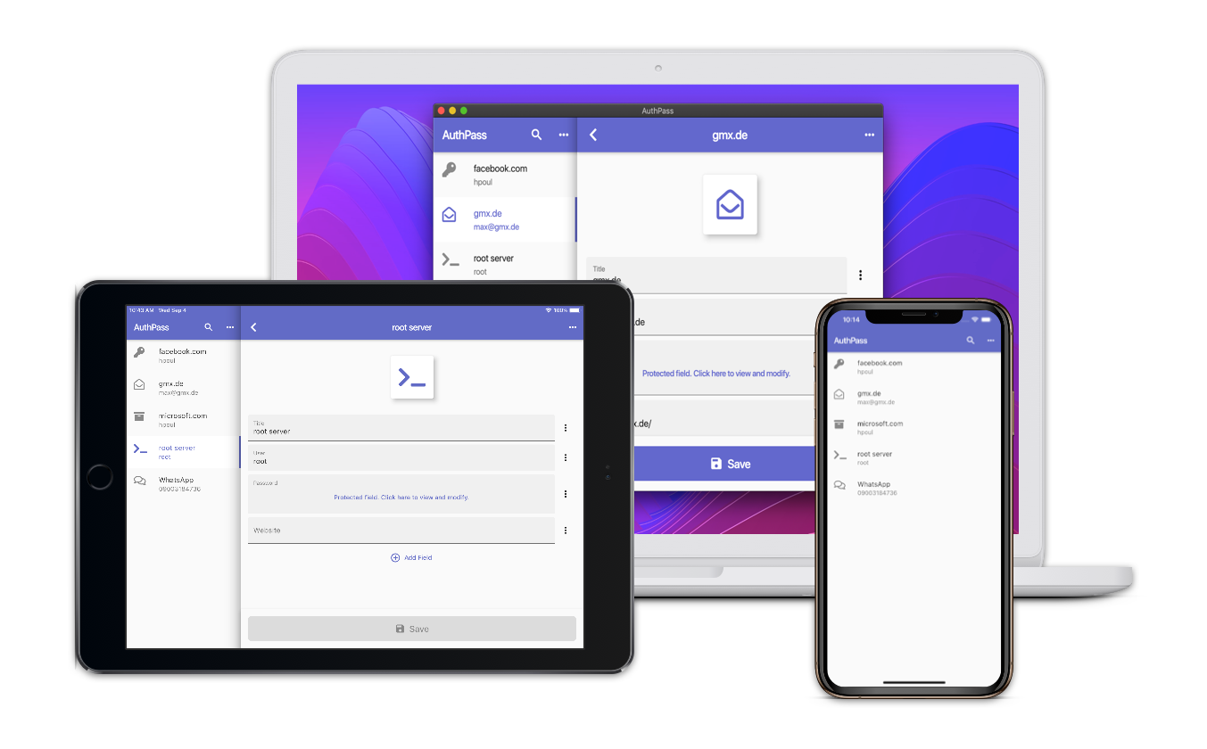 Authpass User Documentation Authpassapp Password Manager